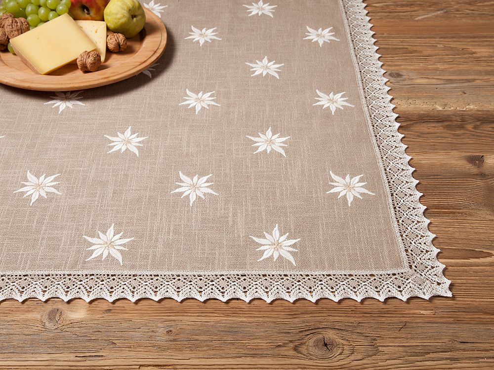 Tablecloth Edelweiss, 85x85 cm